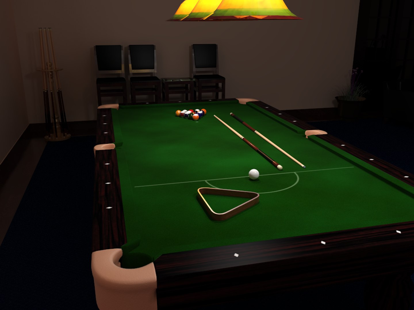 Billiards Table Obj
