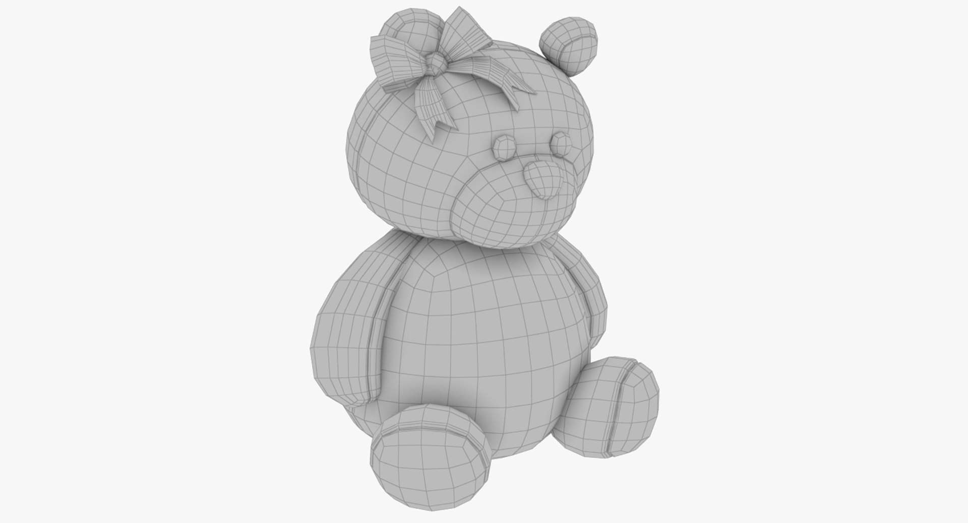 Stuffed Toy Bear Model - TurboSquid 1194788