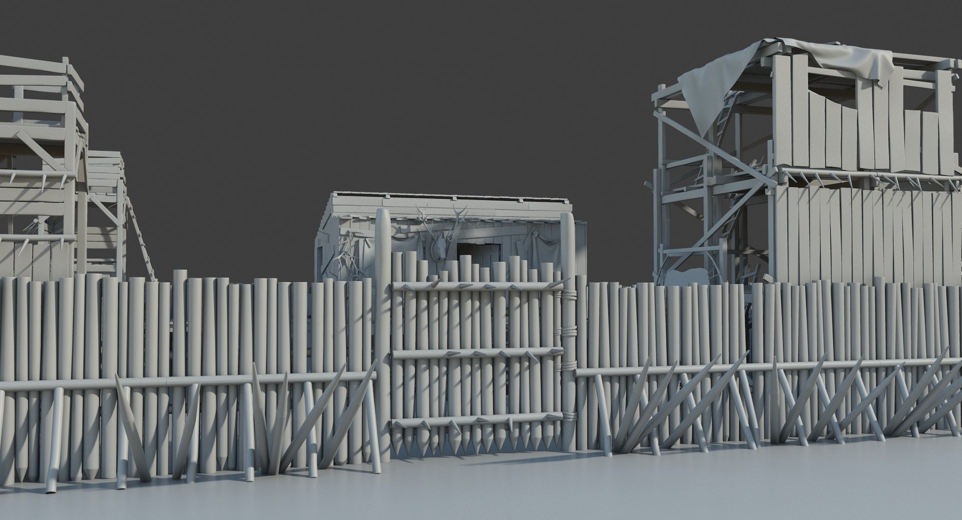 Hunter house 3D model - TurboSquid 1378765