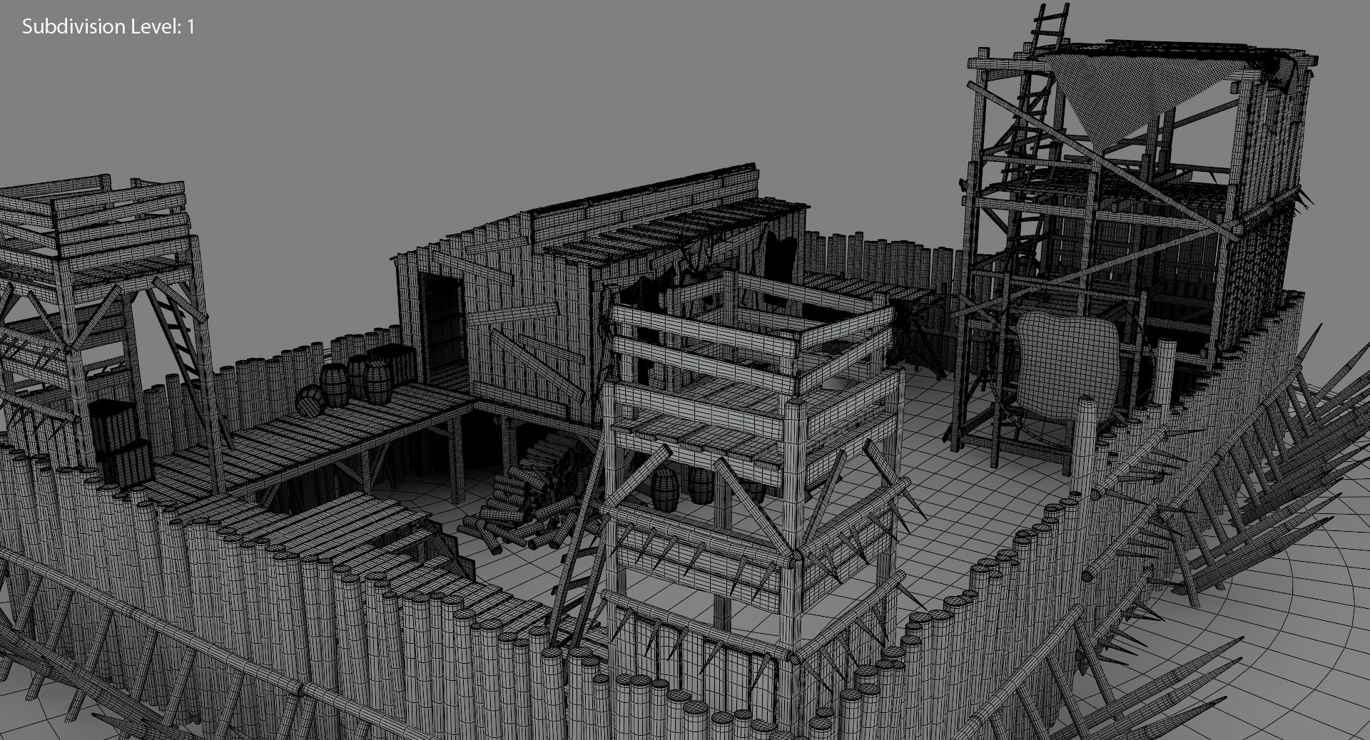 Hunter house 3D model - TurboSquid 1378765