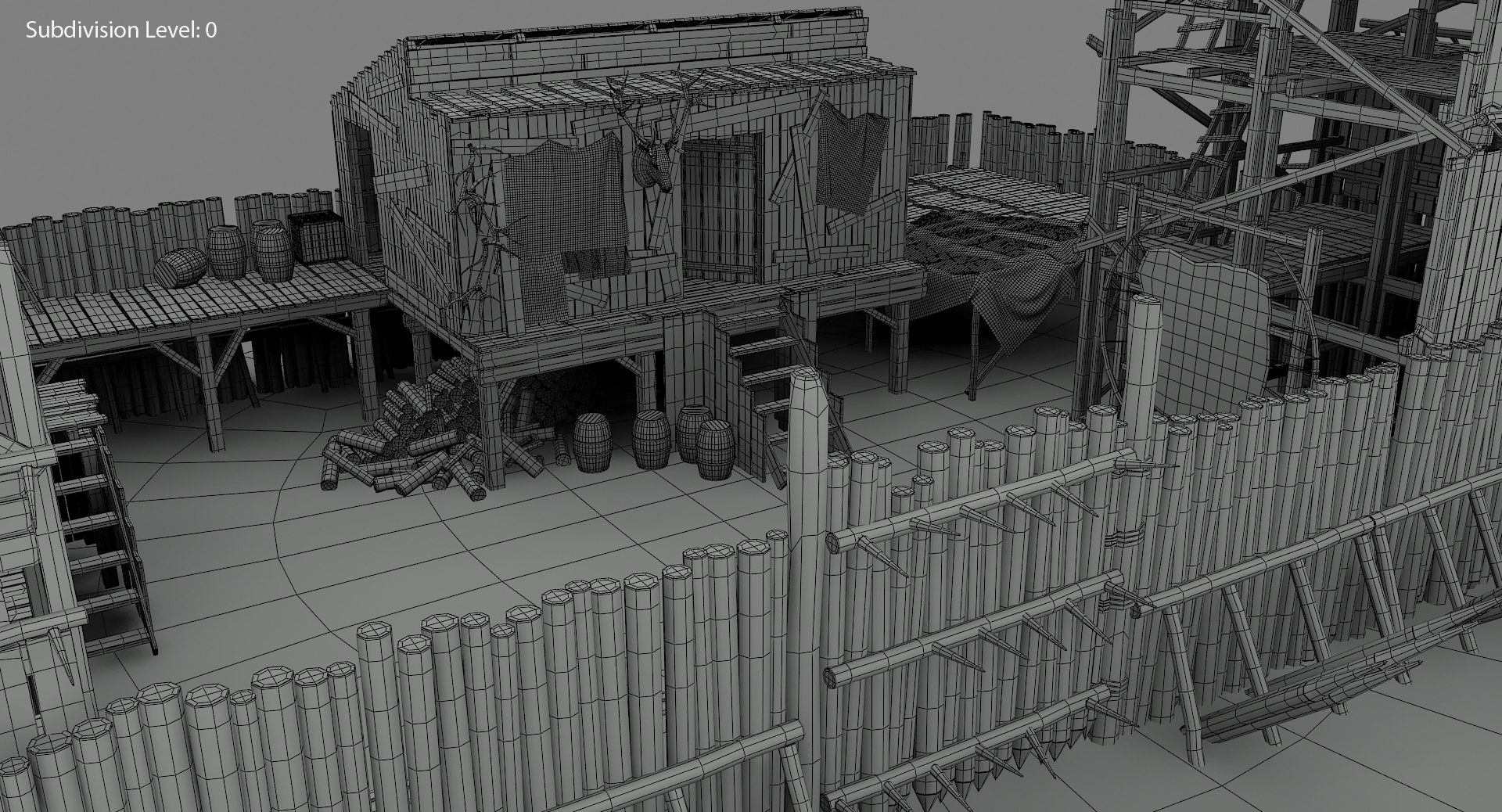 Hunter house 3D model - TurboSquid 1378765