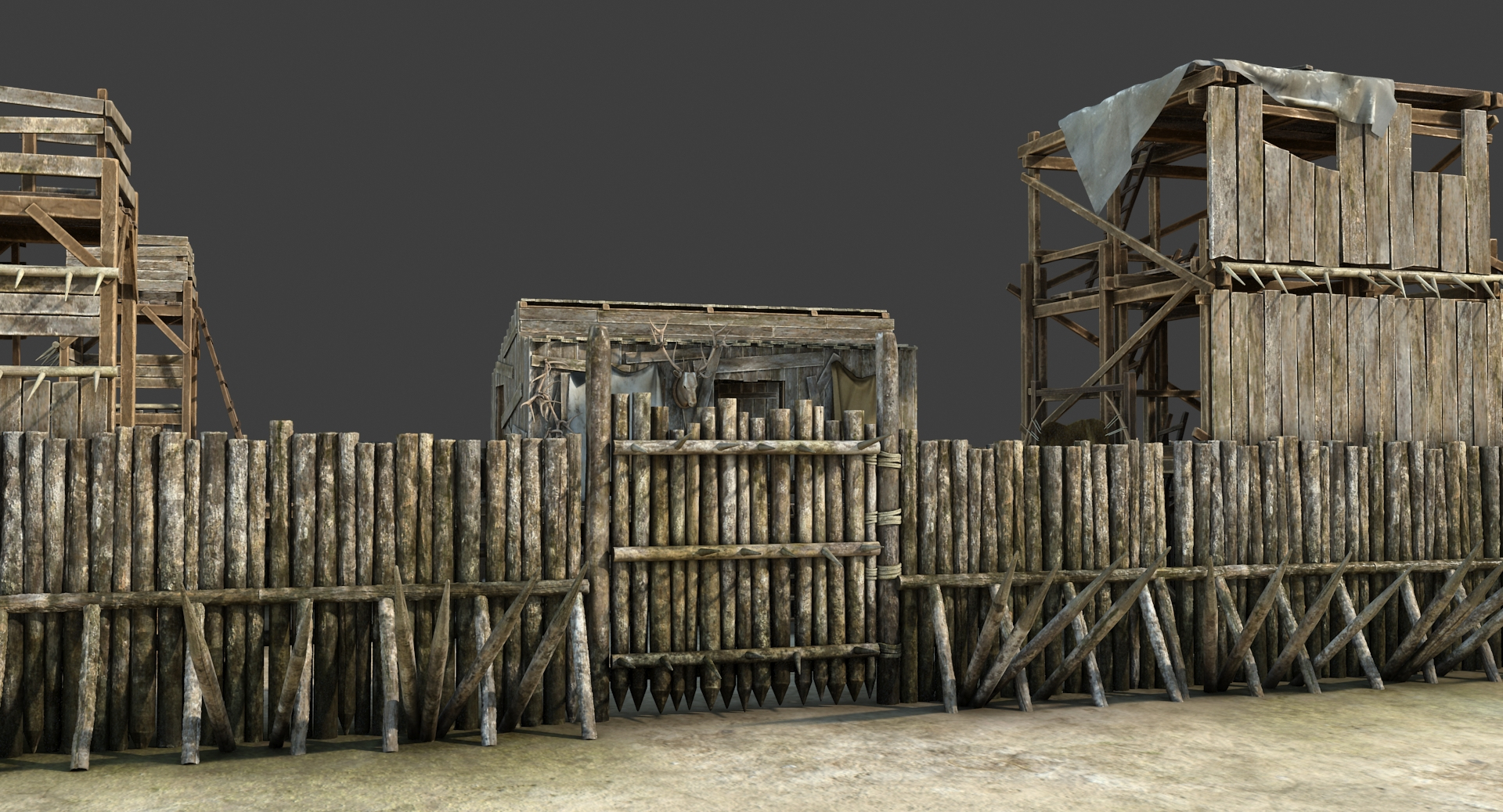 Hunter house 3D model - TurboSquid 1378765