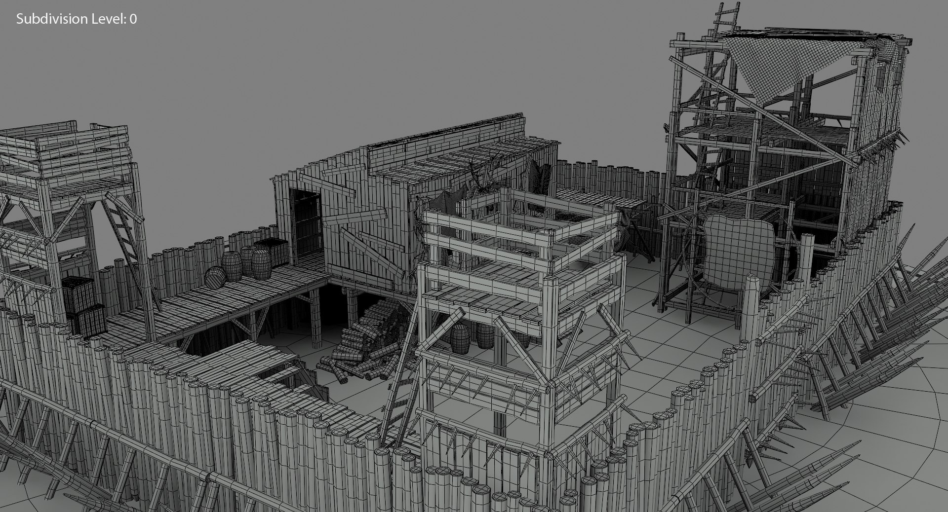 Hunter house 3D model - TurboSquid 1378765