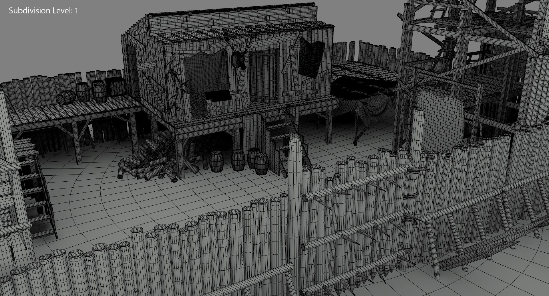 Hunter house 3D model - TurboSquid 1378765