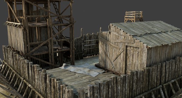 Hunter house 3D model - TurboSquid 1378765