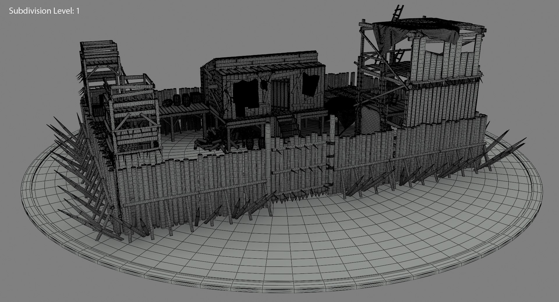 Hunter house 3D model - TurboSquid 1378765