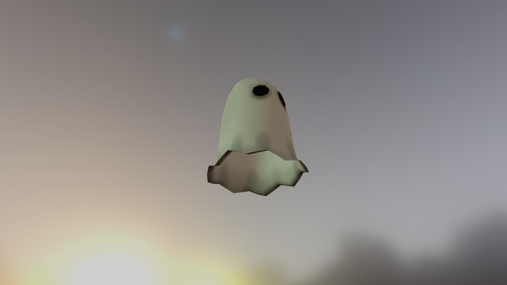 Cute Animated Lowpoly Ghost 3D Model - TurboSquid 2143993