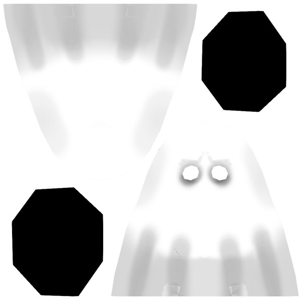 modelo 3d Lindo fantasma animado de lowpoly - TurboSquid 2143993