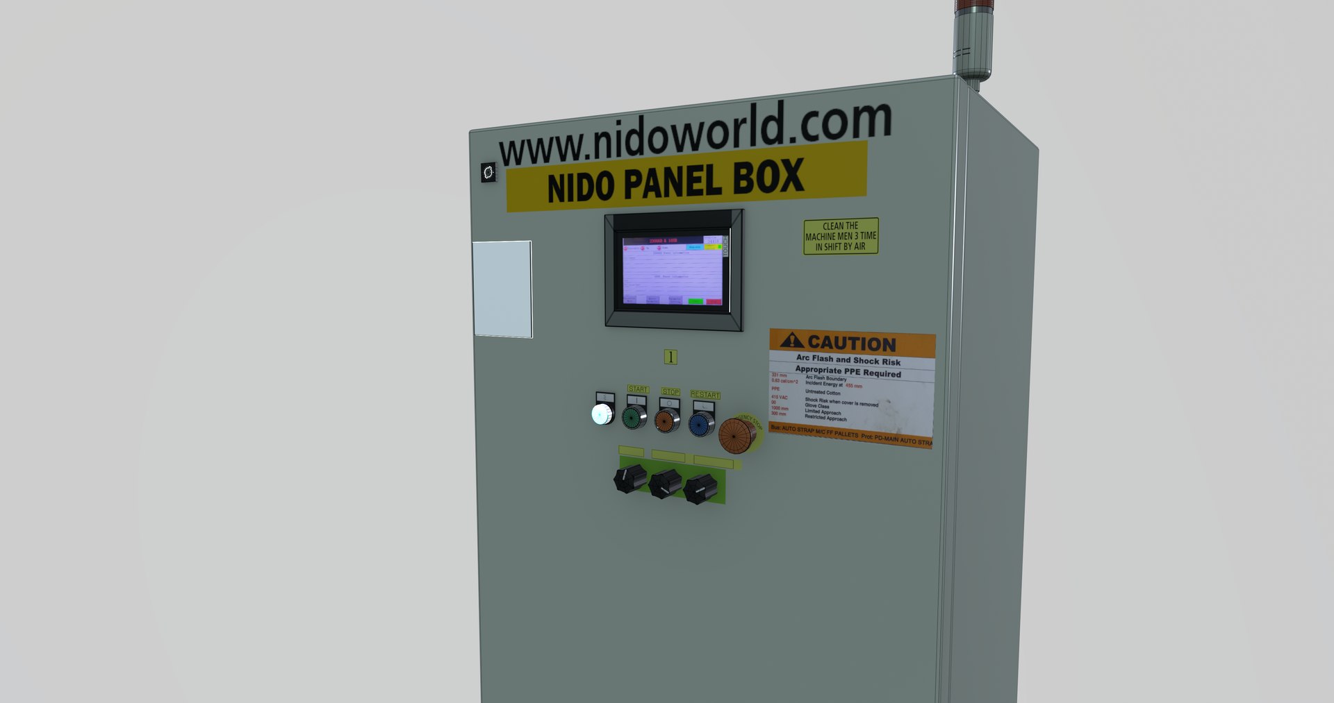3D Model Nido Panel Box - TurboSquid 2255550