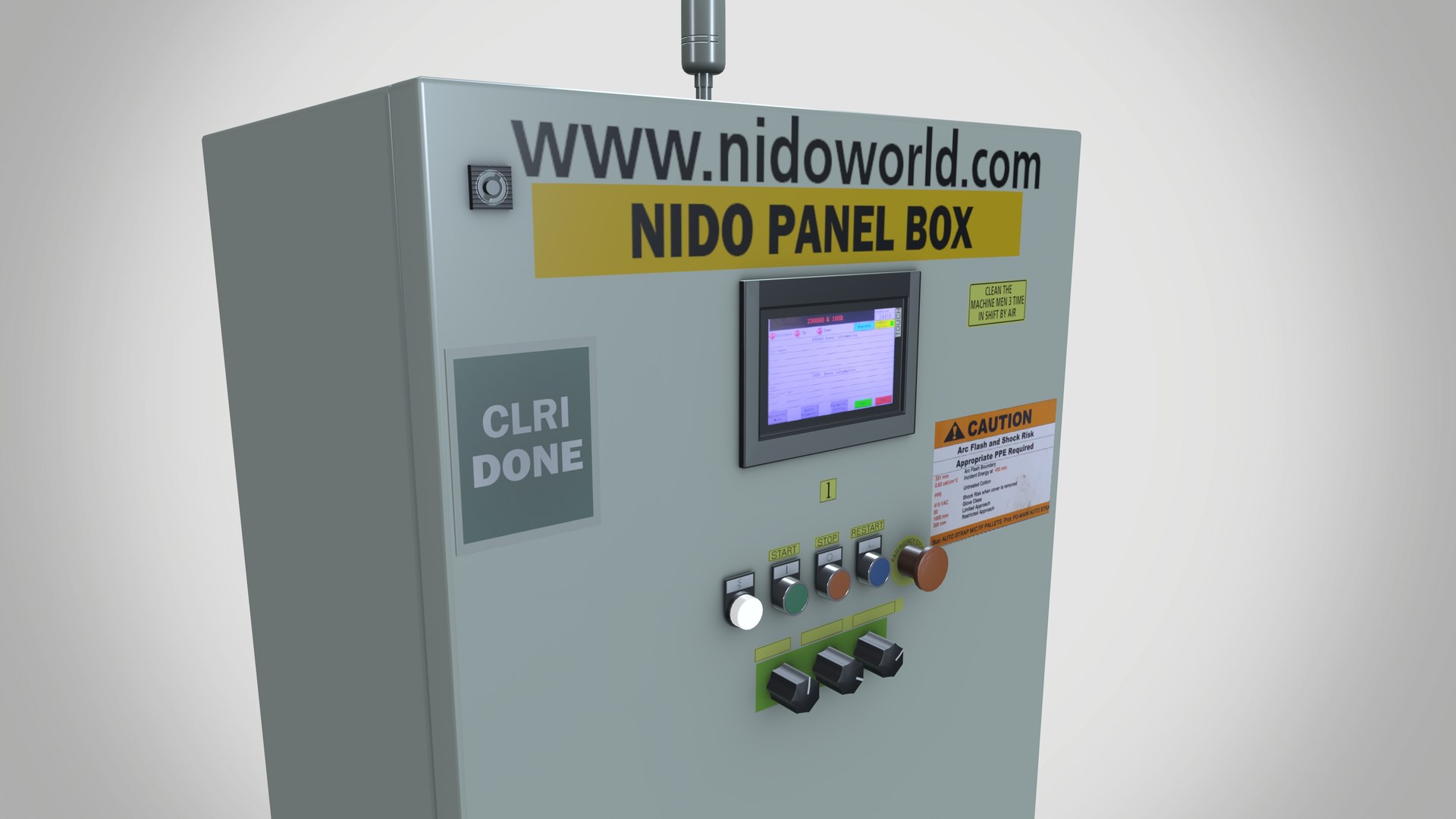 3D Model Nido Panel Box - TurboSquid 2255550