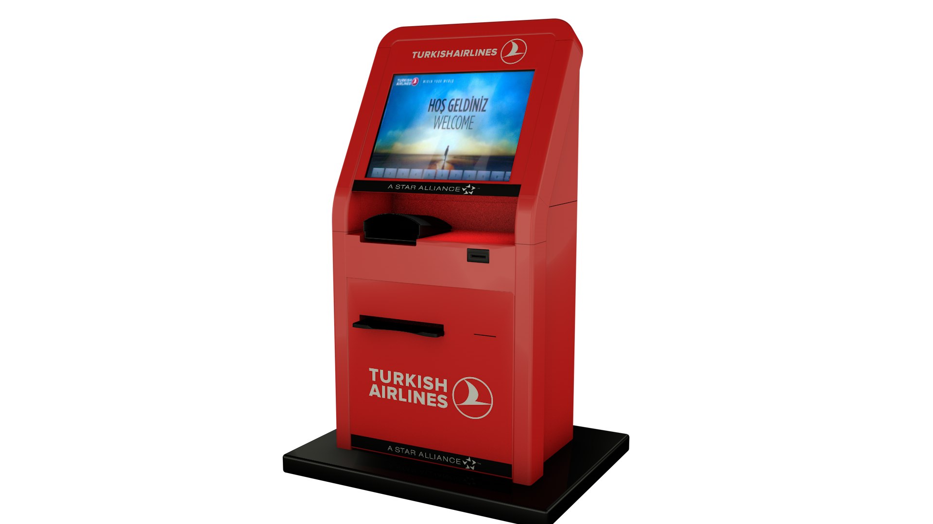 C4d Kiosk Turkish Airlines