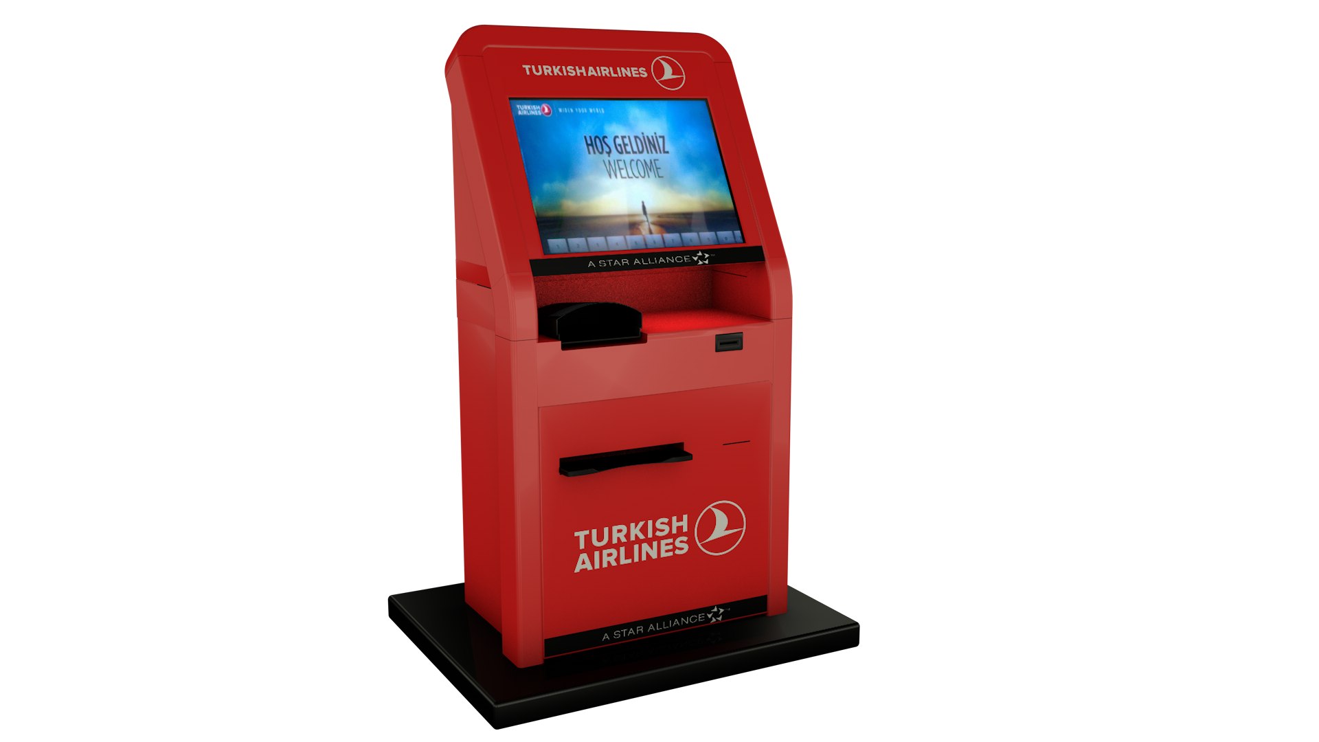 C4d Kiosk Turkish Airlines