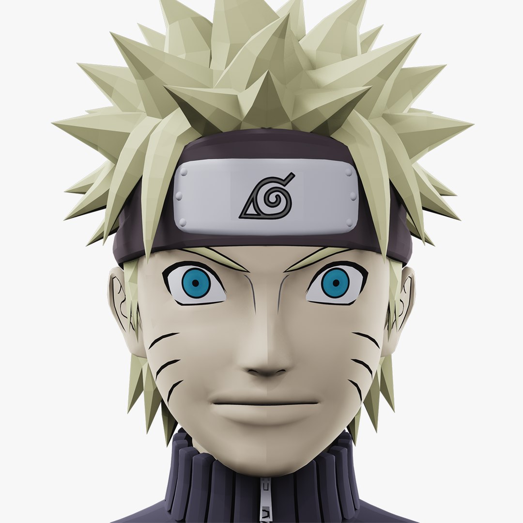 modelo 3d Naruto Characters Low-poly 3D model - TurboSquid 1968116