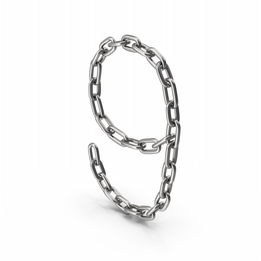 3D Chain Number Nine Model - TurboSquid 2025667