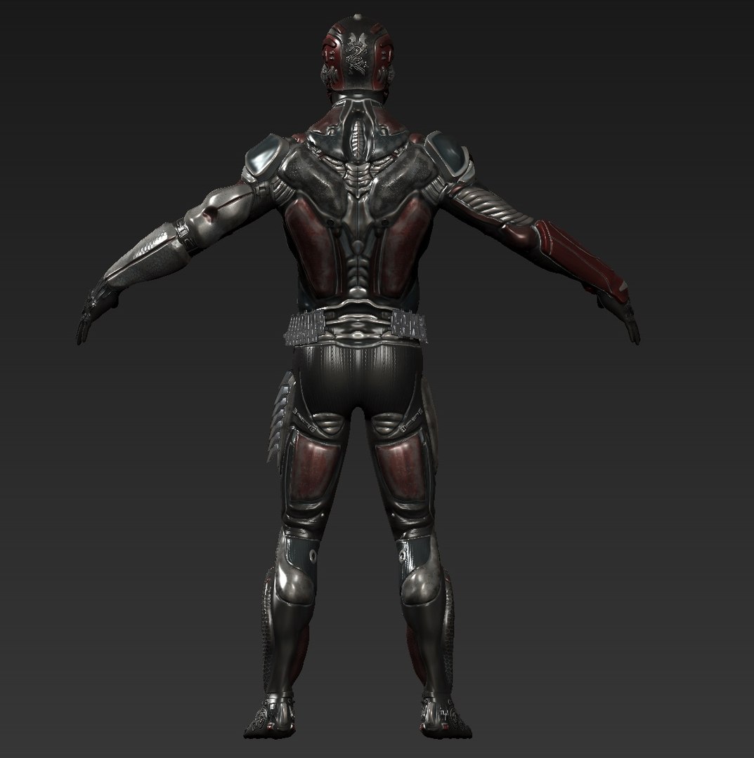 3D Modern Knight - TurboSquid 1312573