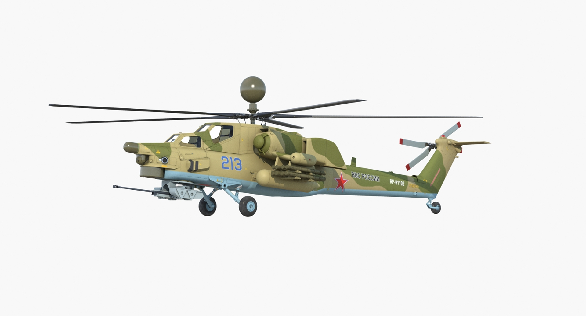 Attack Helicopter Mi 28n 3D Model - TurboSquid 1187375