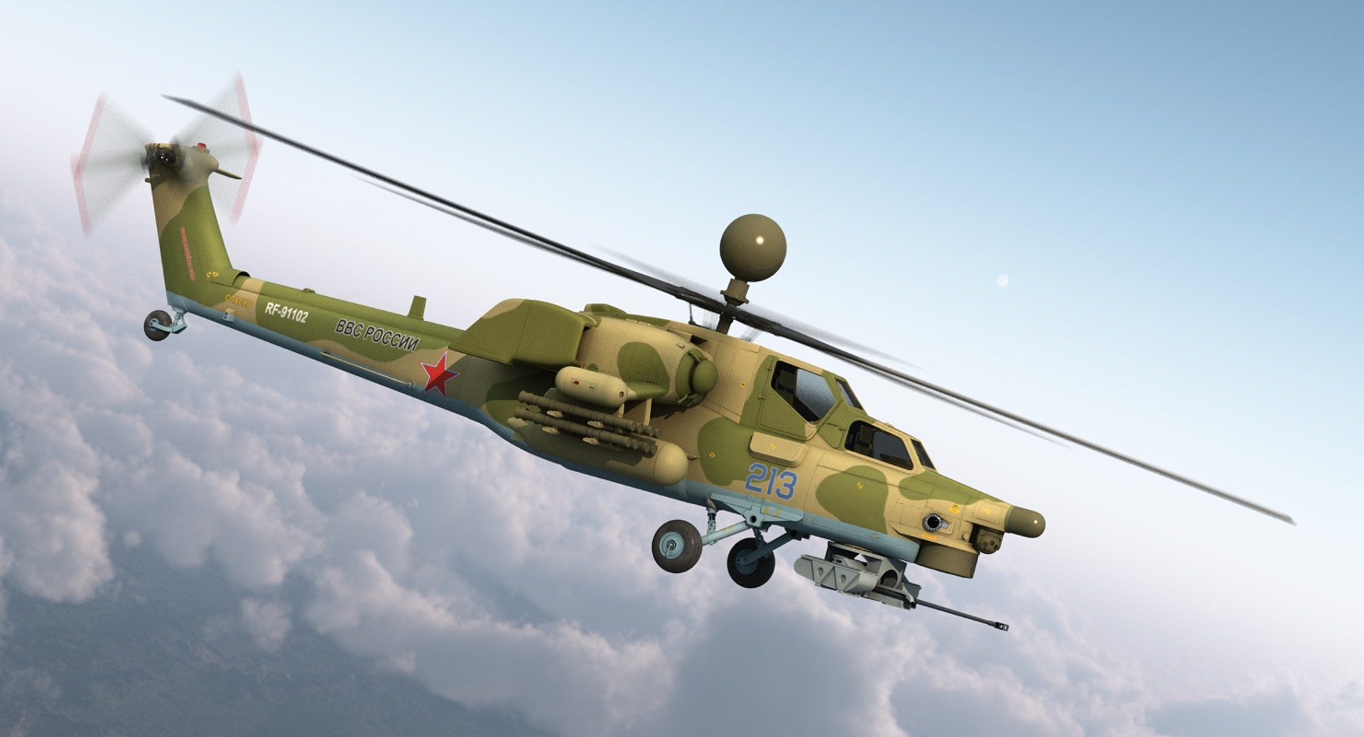 Attack Helicopter Mi 28n 3D Model - TurboSquid 1187375