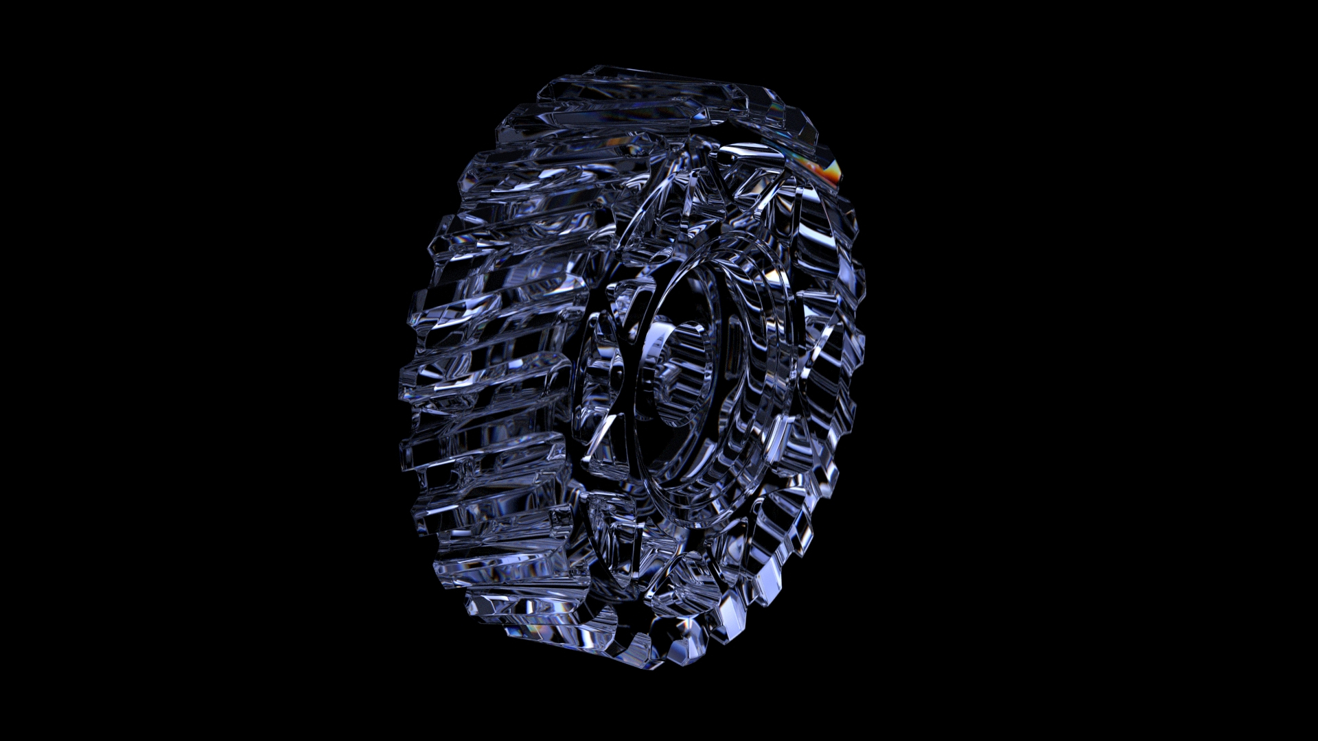 3D model crystal mechanism gear - TurboSquid 1434657