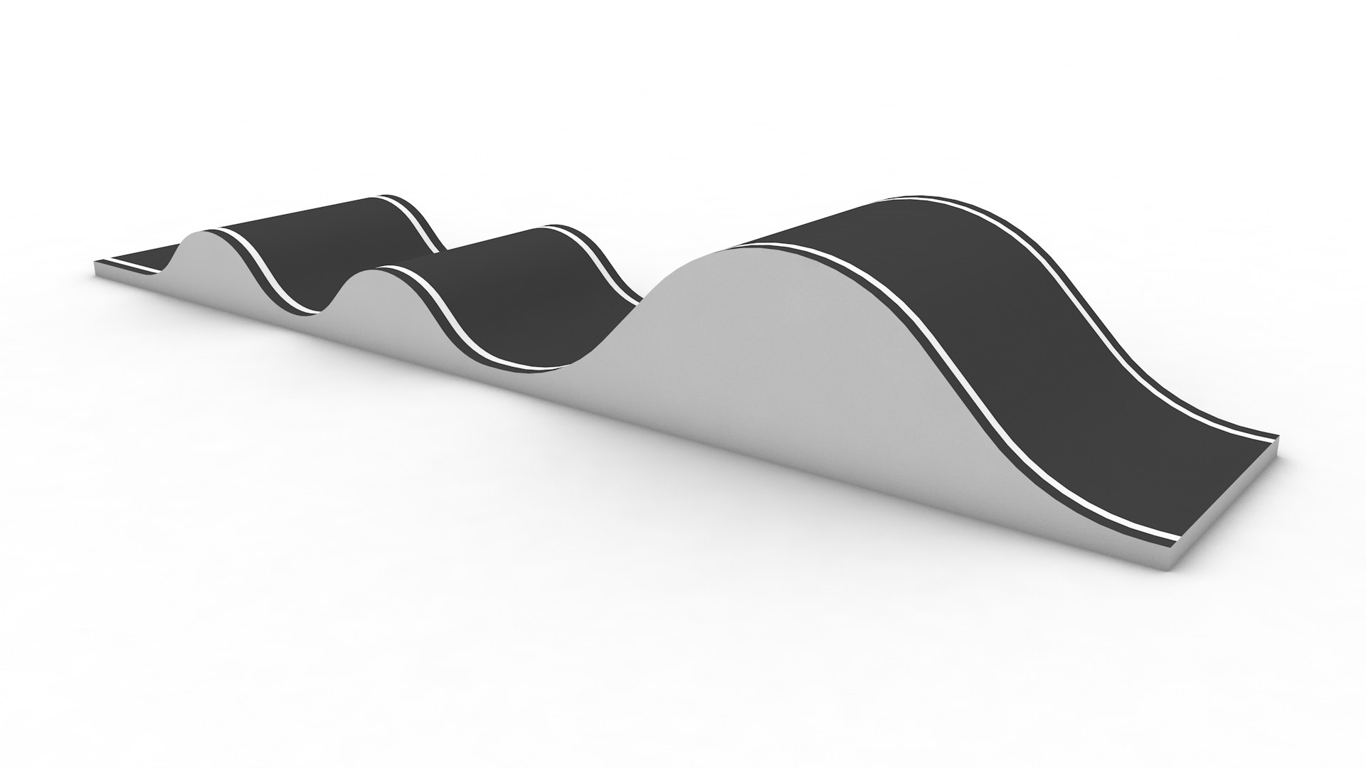 Pump Track Kit And 3 Pre-built Tracks 3D Model - TurboSquid 2025683