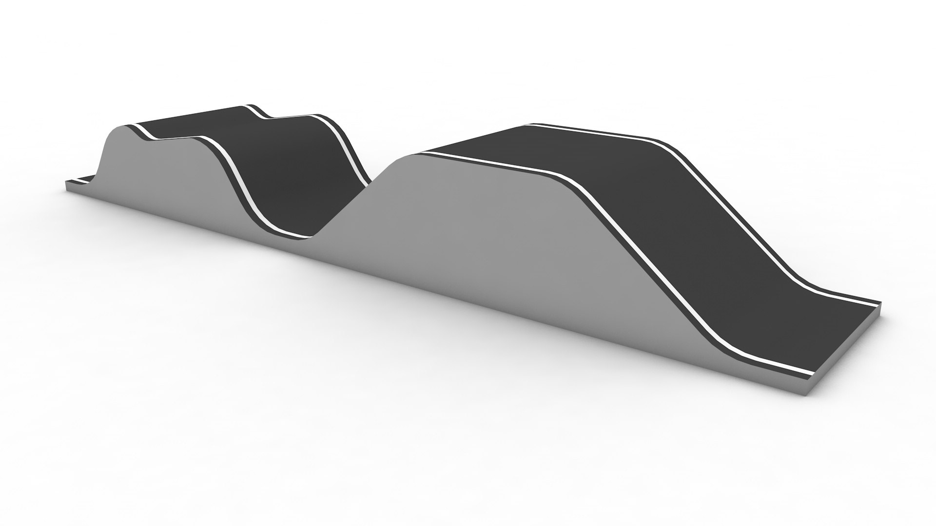 Pump Track Kit And 3 Pre-built Tracks 3D Model - TurboSquid 2025683