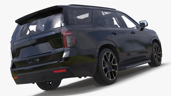 modelo 3d Todoterreno Chevrolet Tahoe 2024 Negro - TurboSquid 2320418