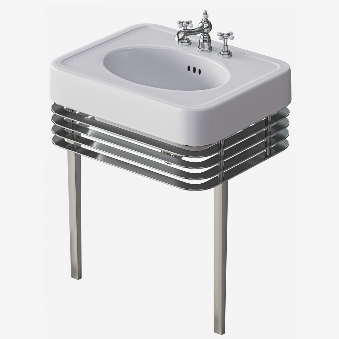 3D Model Sink With Cabinet Devon - TurboSquid 1989299