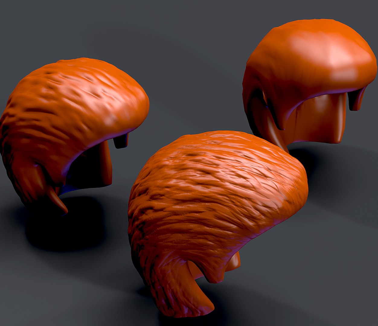 Hair Toon 3 Mesh Head Model - TurboSquid 1149645