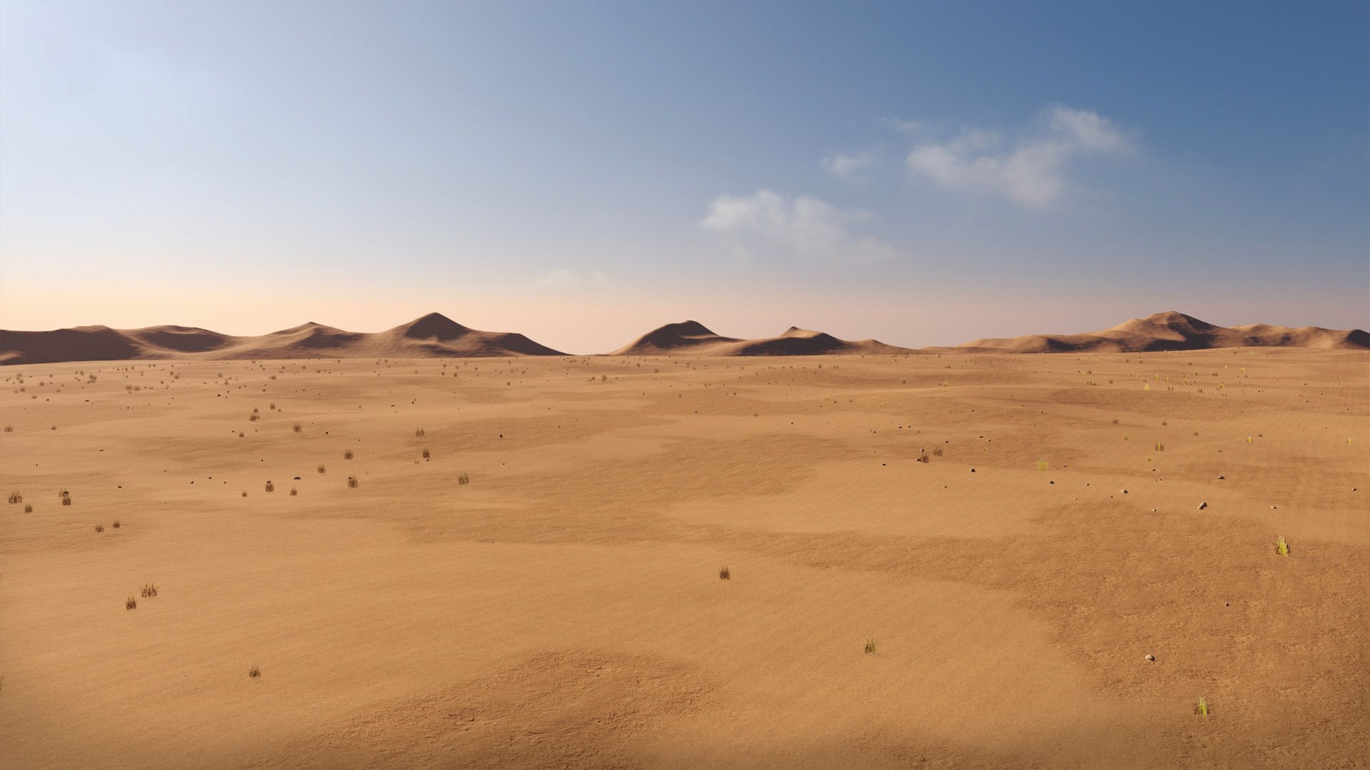 3D Desert Landscape Model - TurboSquid 2017556