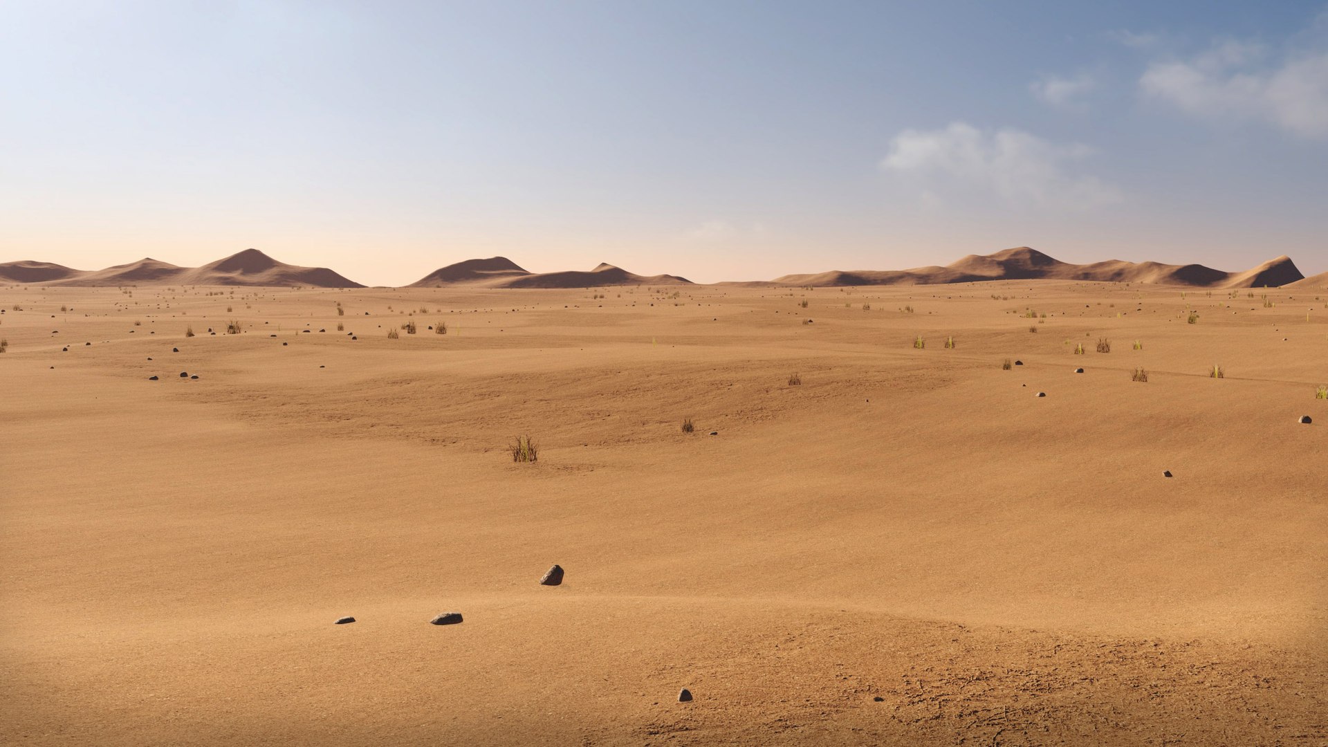 3D Desert Landscape Model - TurboSquid 2017556