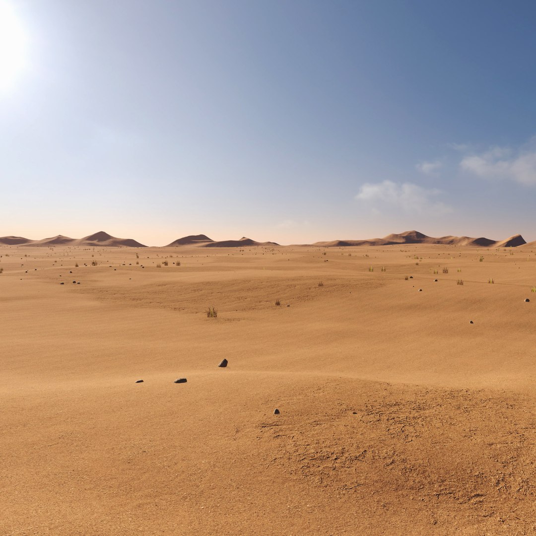 3D Desert Landscape Model - TurboSquid 2017556