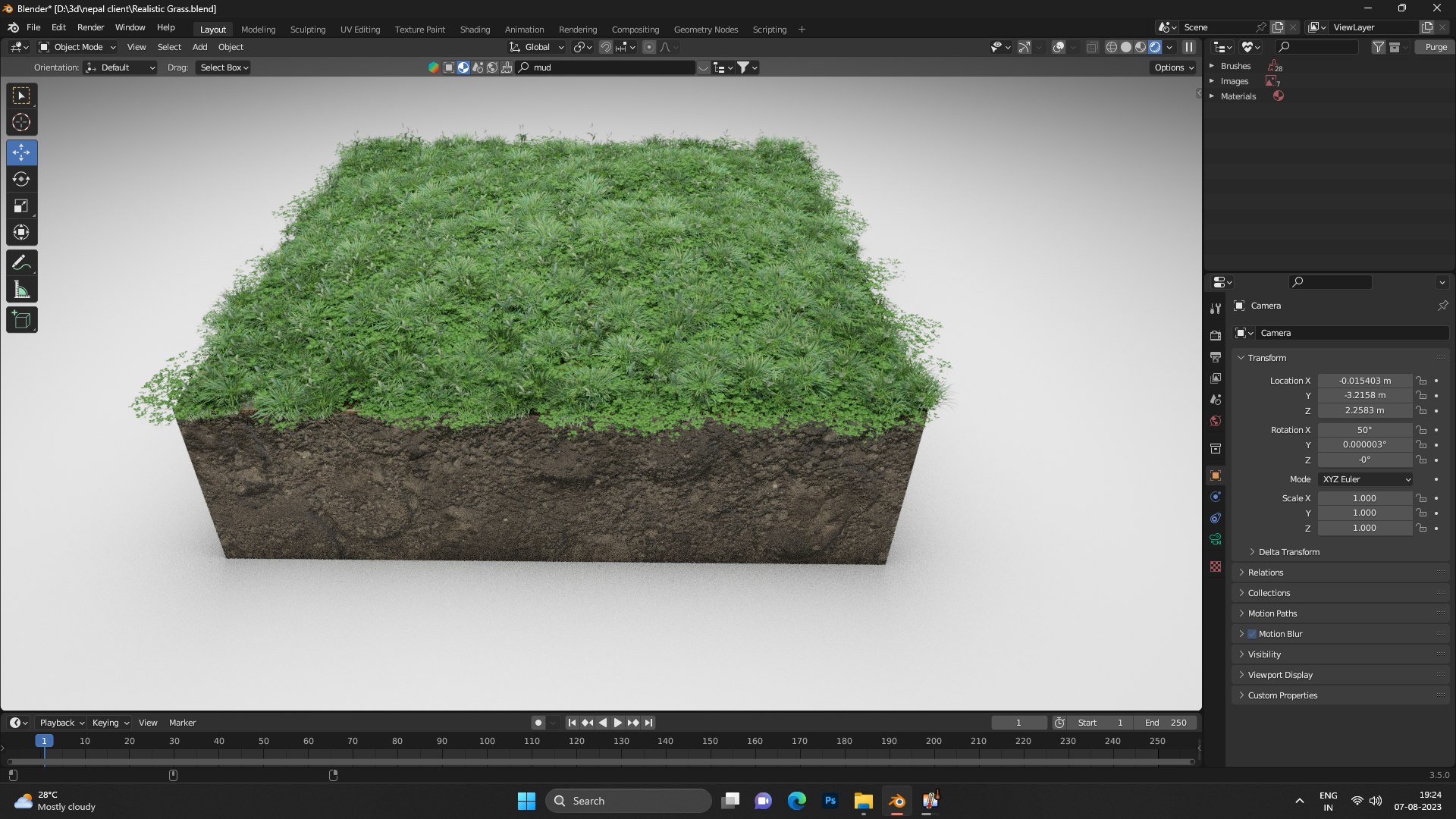 Realistic Grass 3D Model - TurboSquid 2107317