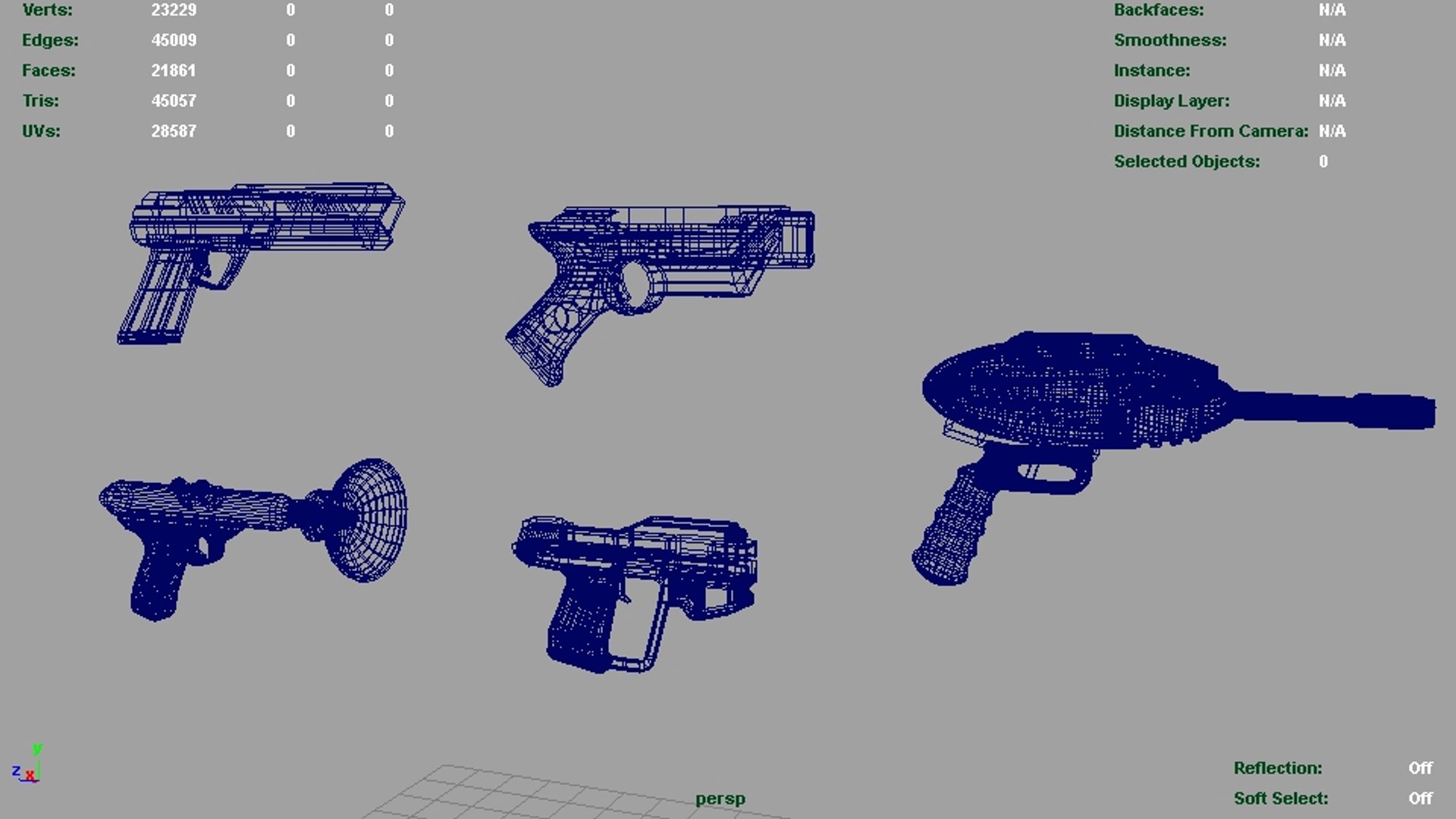 Lazer Pistol 3D Model - TurboSquid 1257076