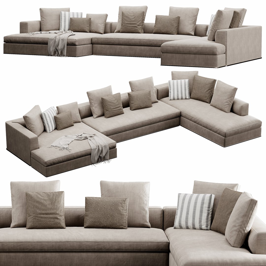 3D Minotti Powell model - TurboSquid 2157051
