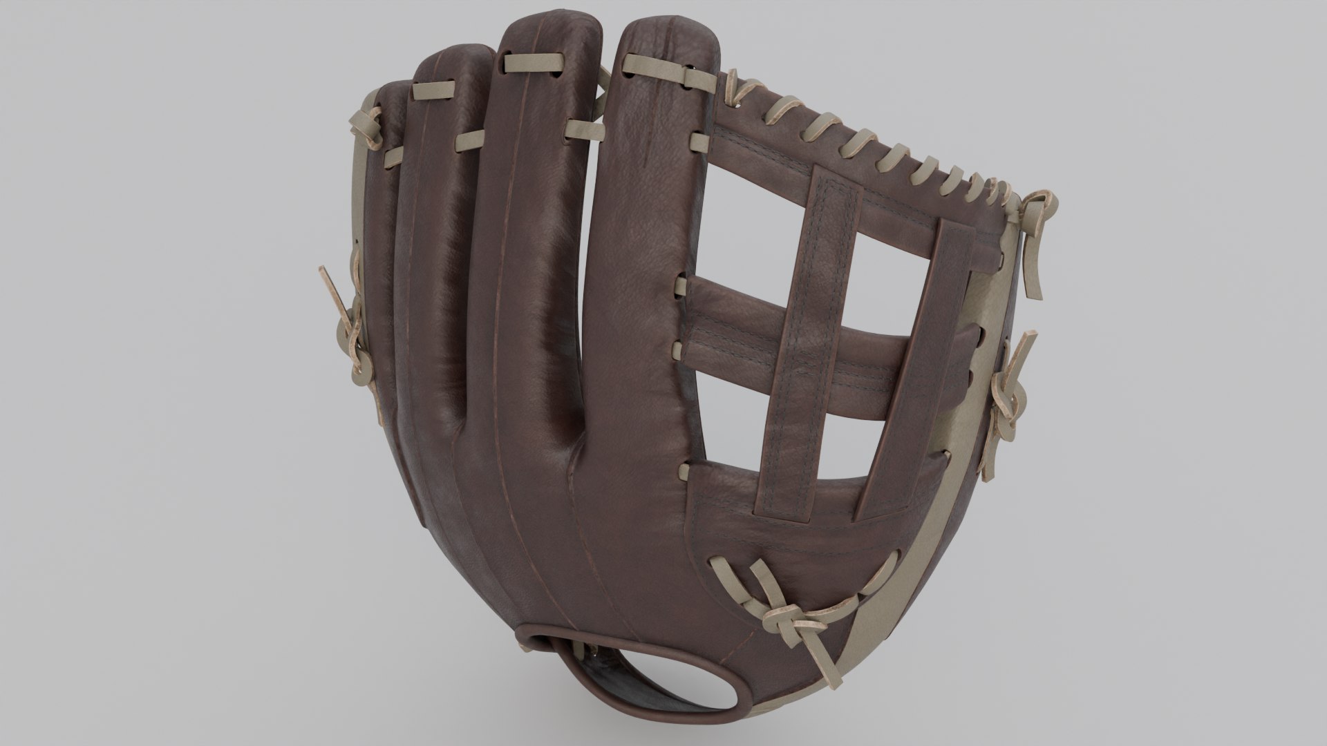 Baseball Pitcher Glove -Double Color 3D - TurboSquid 2267146
