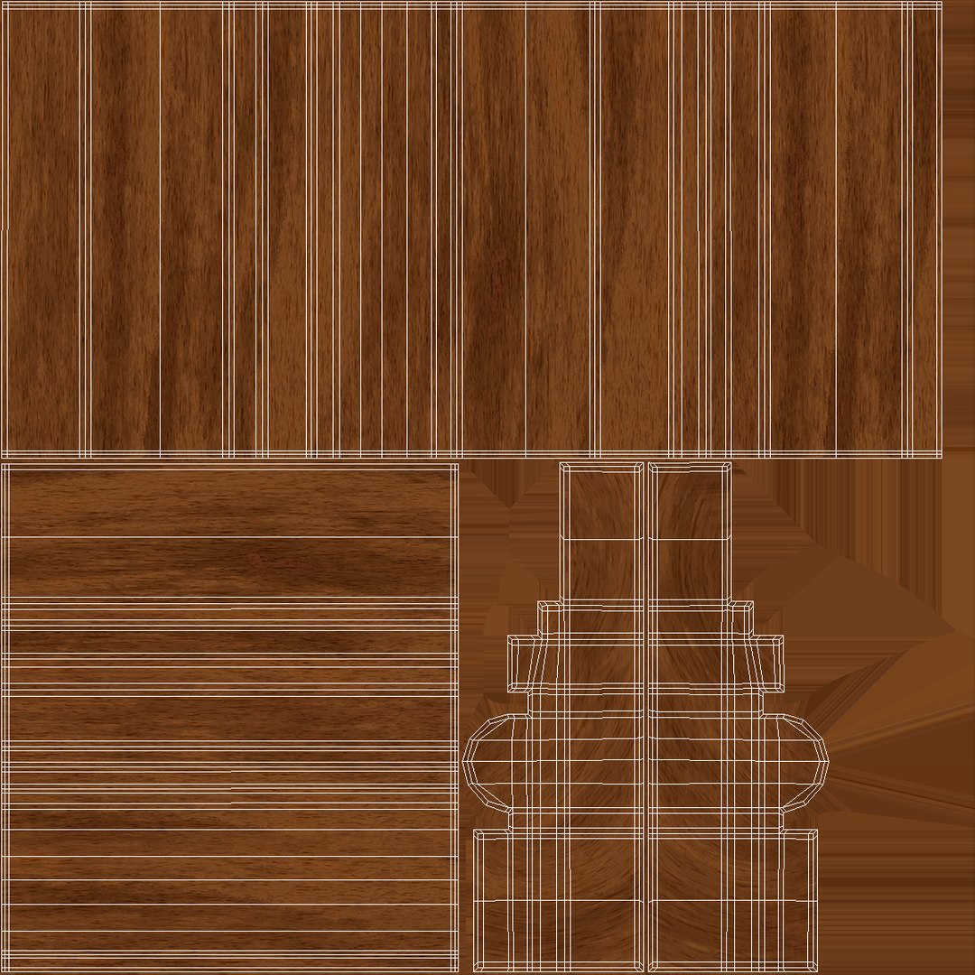 3D Set Molding Mahogany Part 2 Model - TurboSquid 2273259