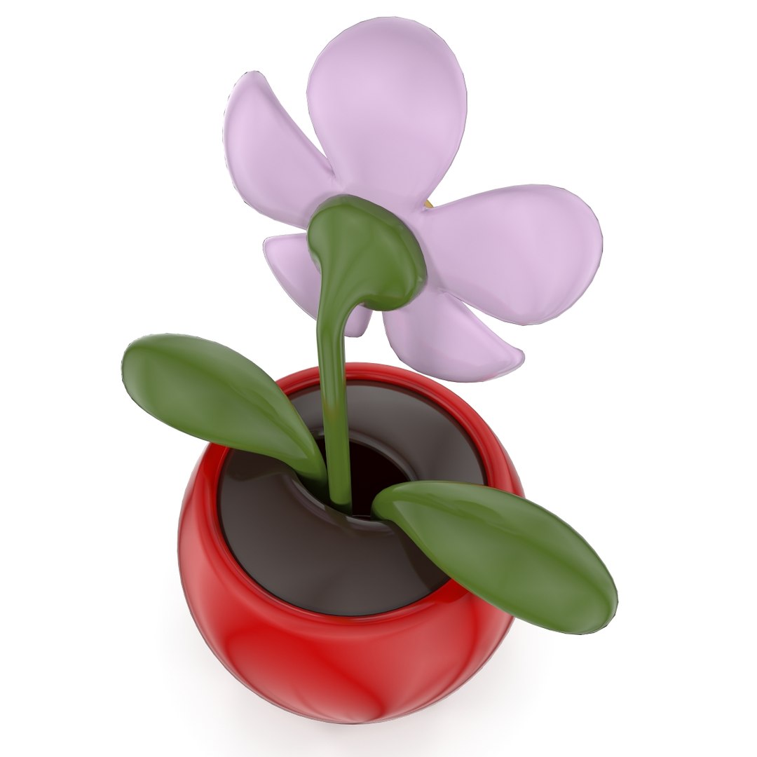 3d Toy Flower Model