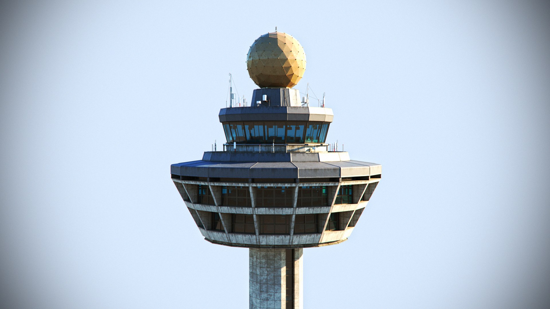 3D Singapore Air Control Tower - TurboSquid 1447252