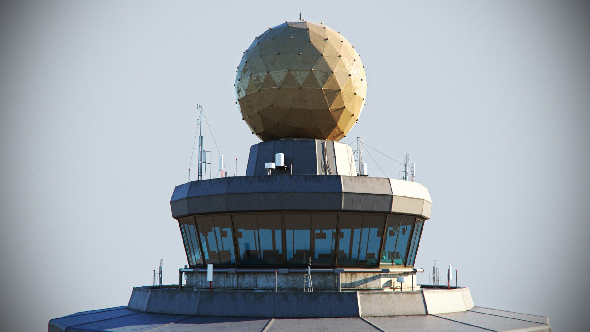 3D Singapore Air Control Tower - TurboSquid 1447252
