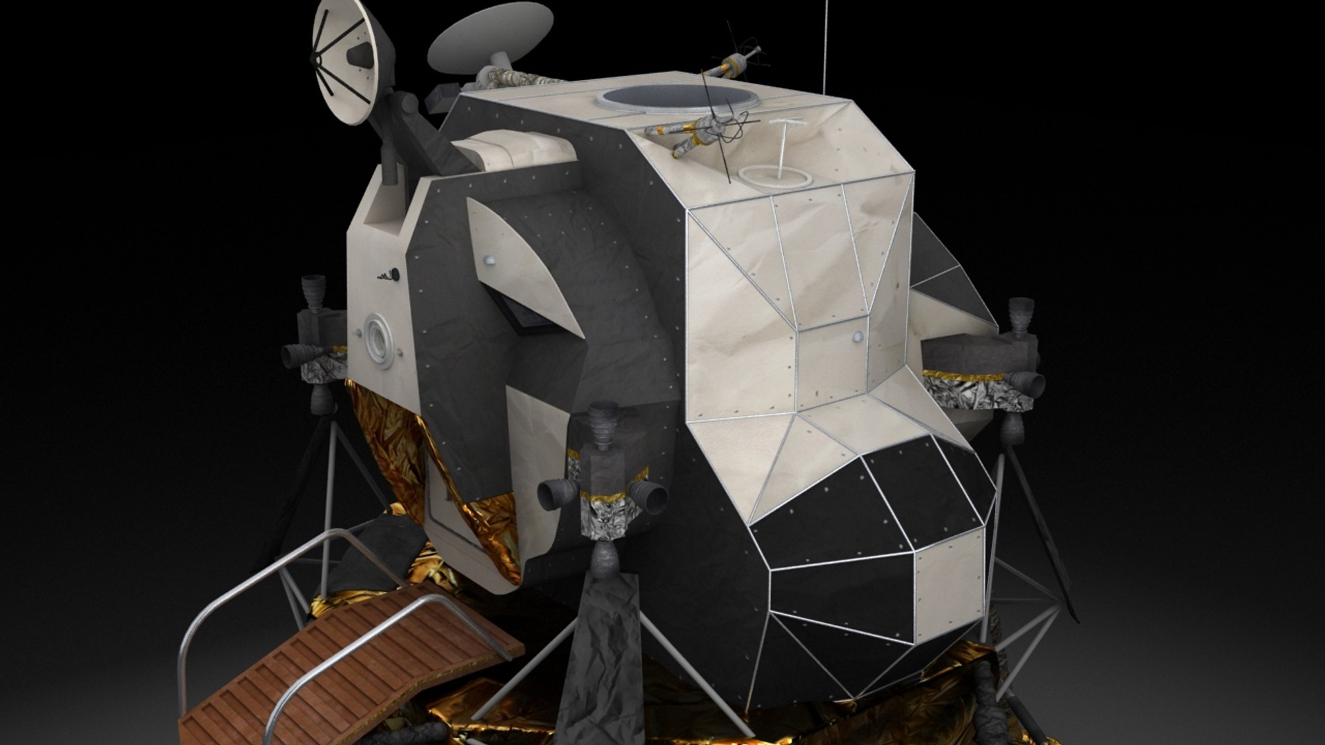 3d Max Lunar Lander