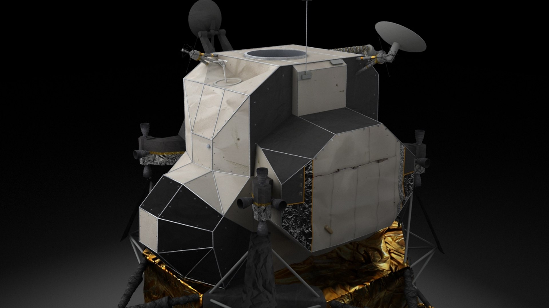 3d Max Lunar Lander