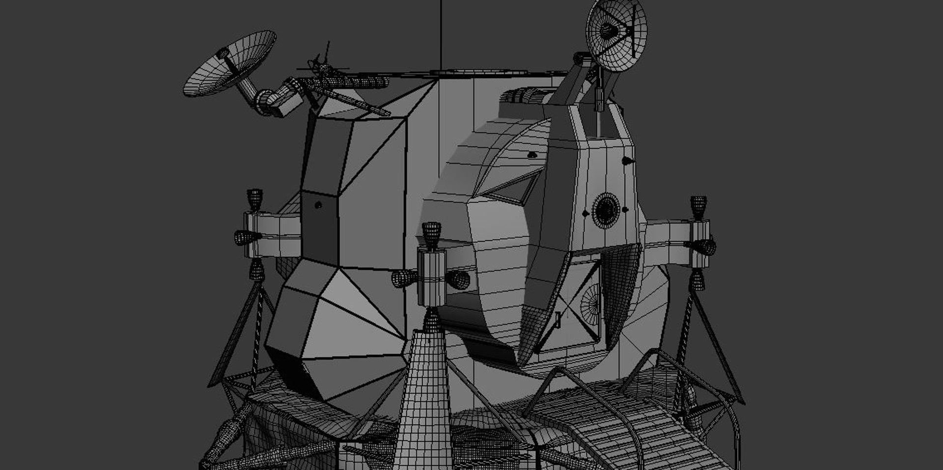 3d Max Lunar Lander