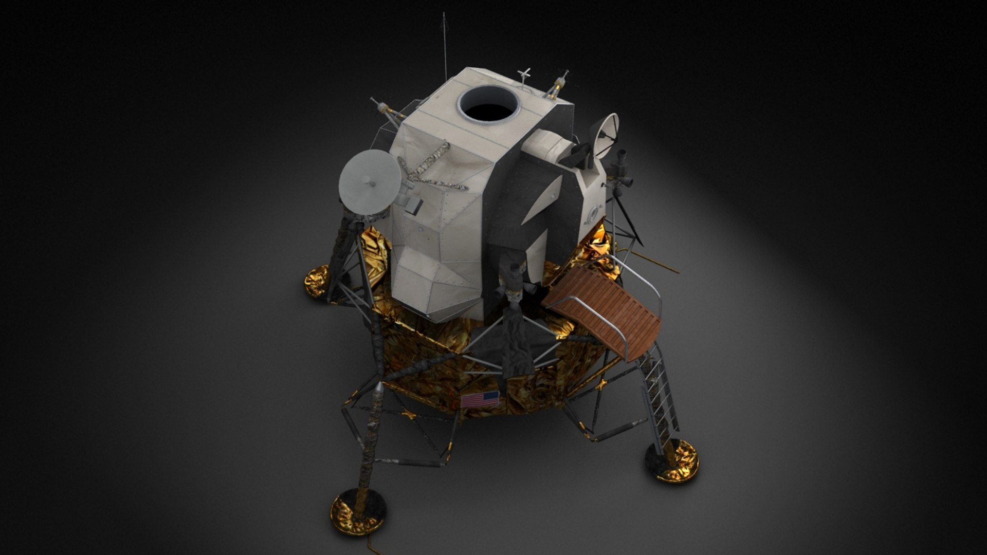 3d Max Lunar Lander