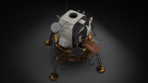 3d max lunar lander