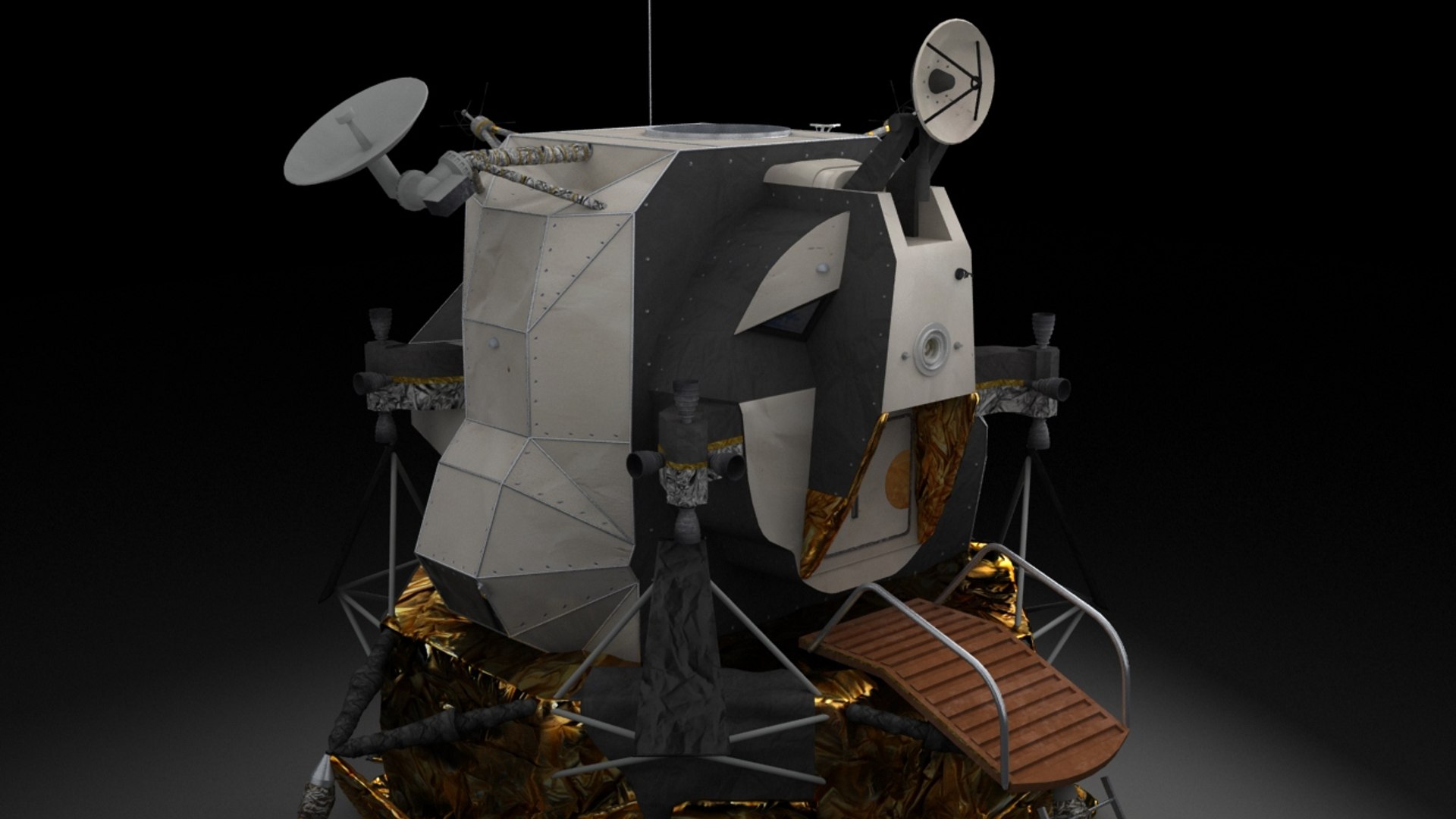 3d Max Lunar Lander