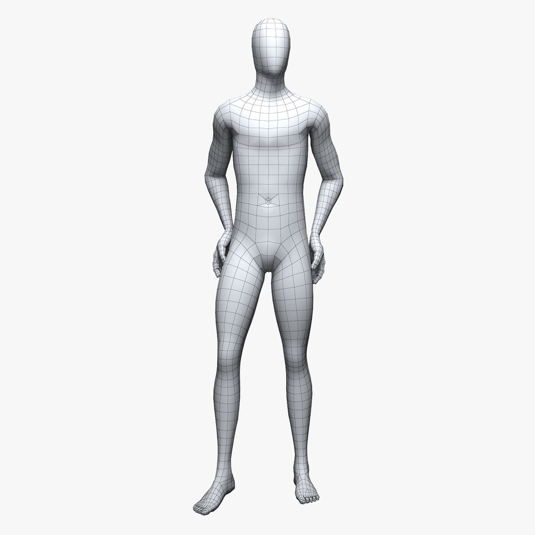 Male Mannequin 3D Model - TurboSquid 1184317