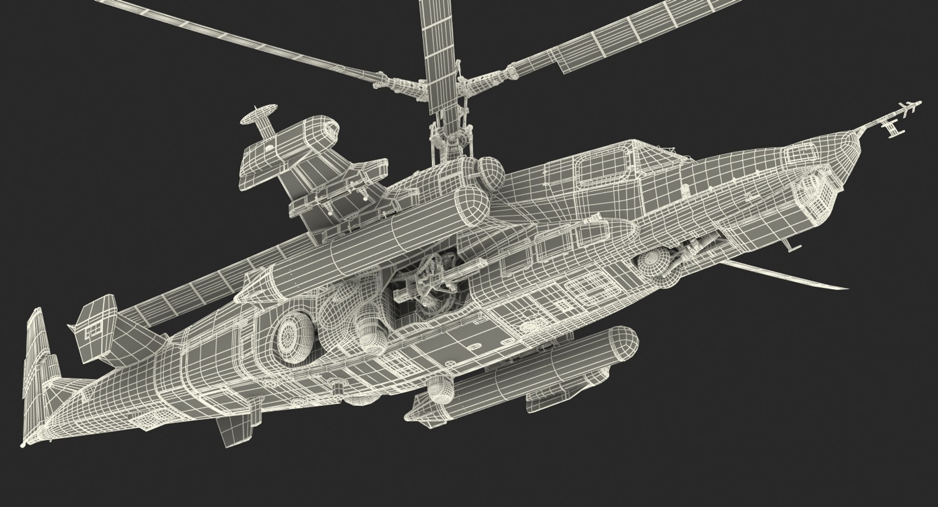 Kamov ka-52 alligator russian 3D model - TurboSquid 1260651