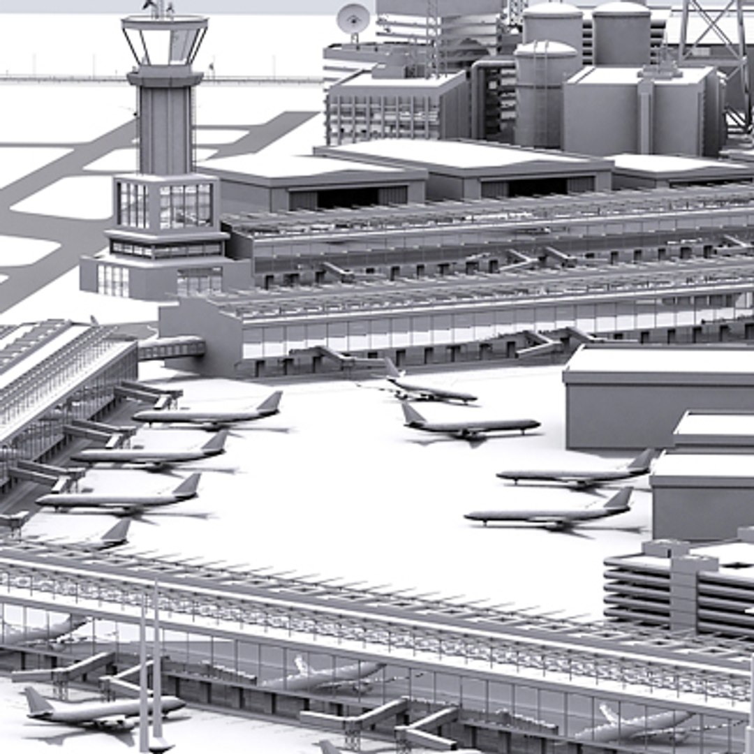 3D Airport Model - TurboSquid 352236