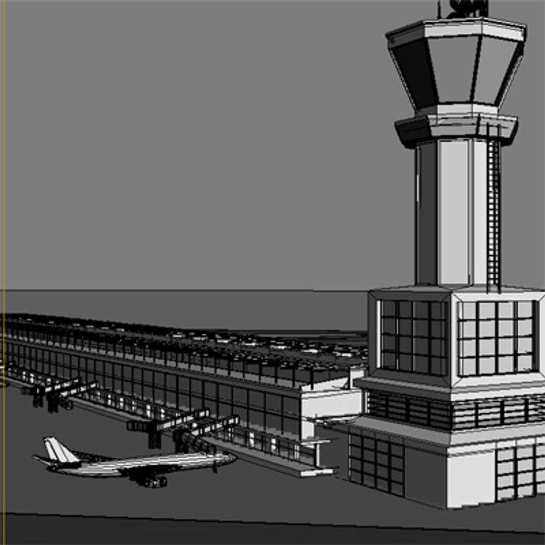 3D Airport Model - TurboSquid 352236