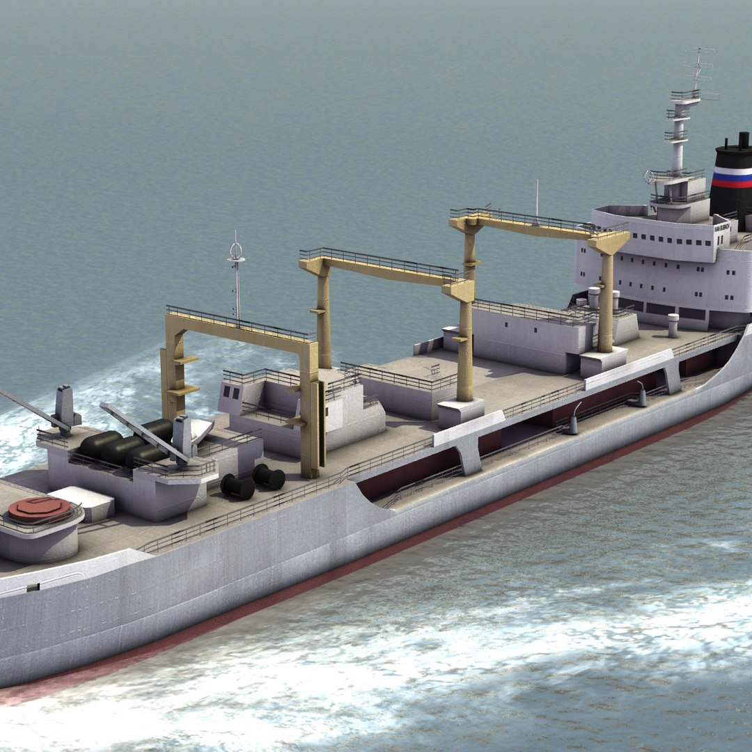 Ivan Bubnov Fleet Oiler 3d Model