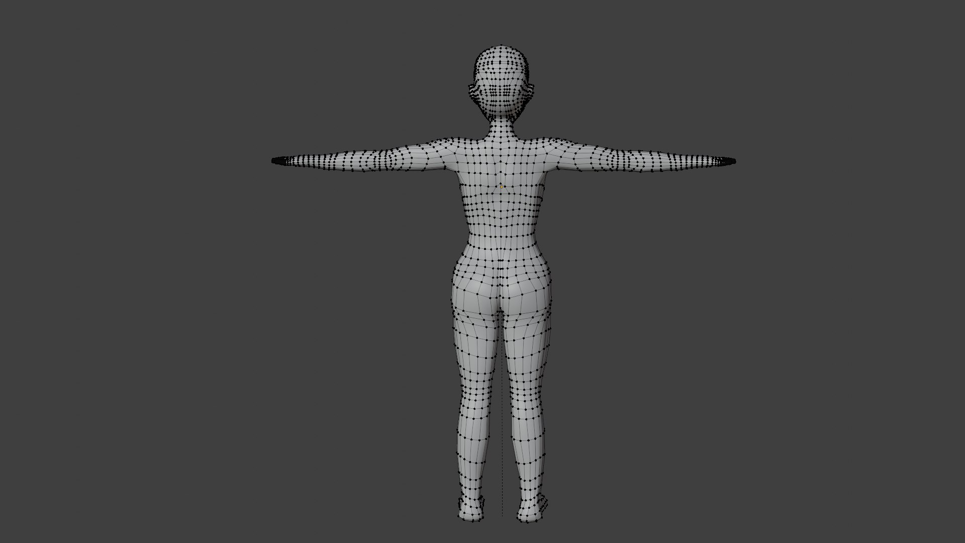 Stylized Female Low-Poly Base Body Mesh 3D Model - TurboSquid 1819301